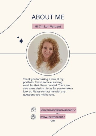 Lori Vanzant Portfolio. Please take a look ! | PPTX