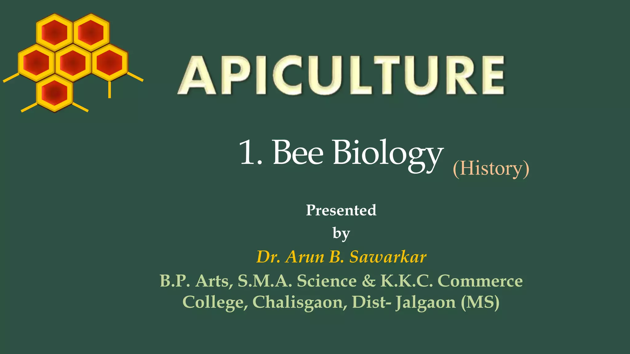 Apiculture: History | PPT