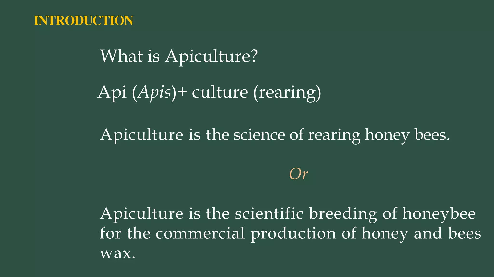 Apiculture: History | PPT
