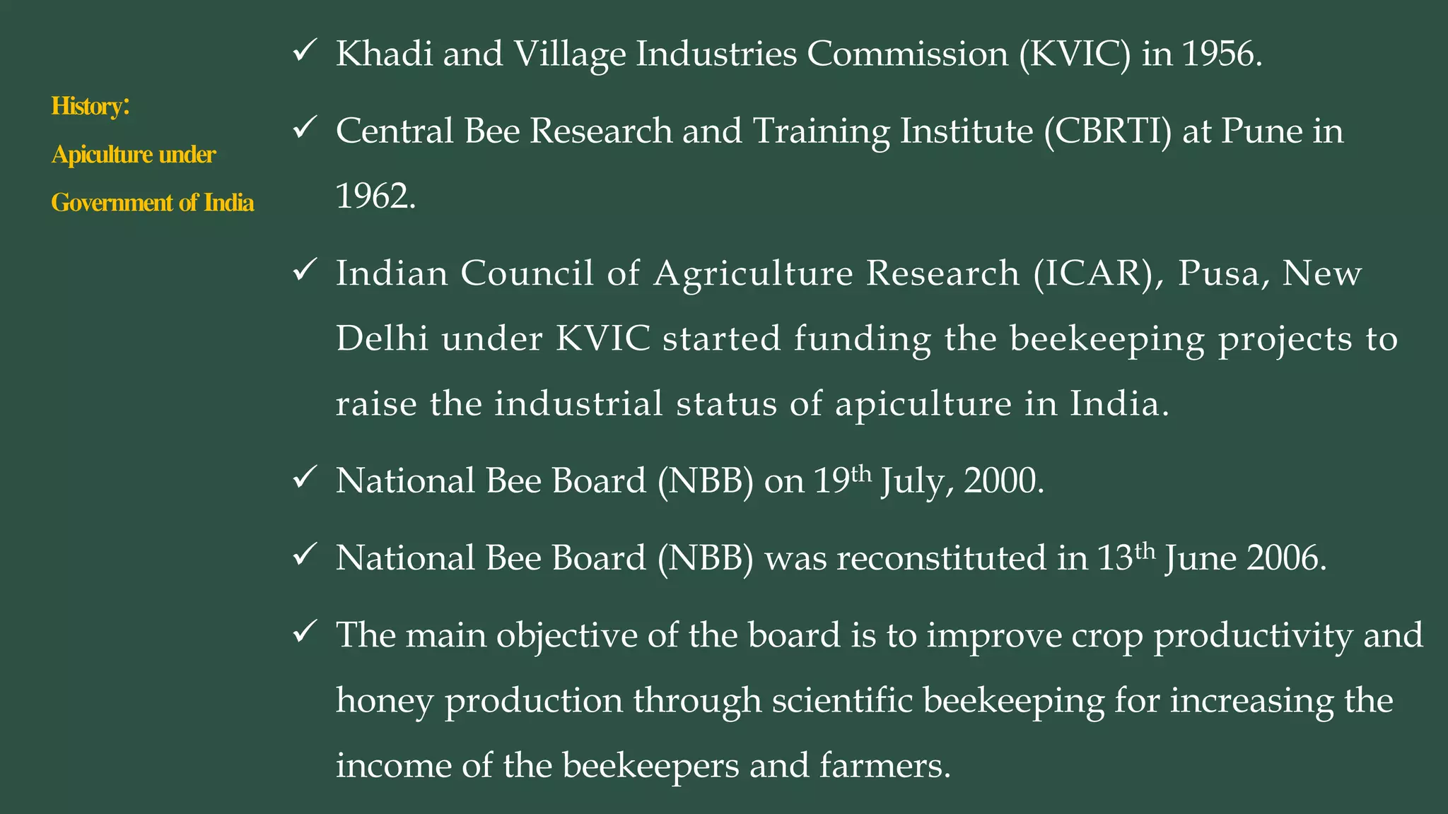 Apiculture: History | PPT