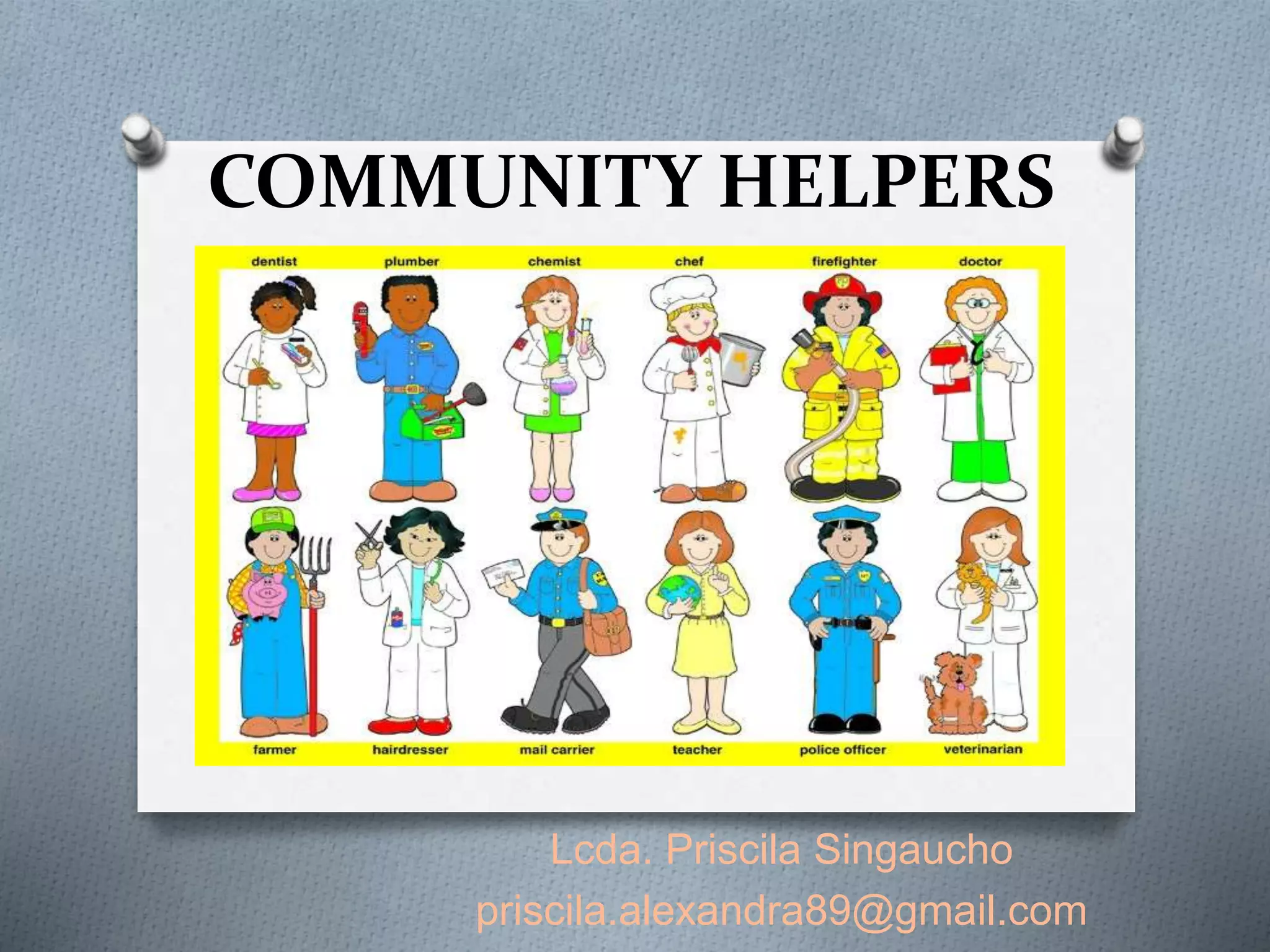 Community helpers | PPTX