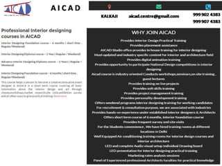 Interior design career opportunities with AICAD | PPT