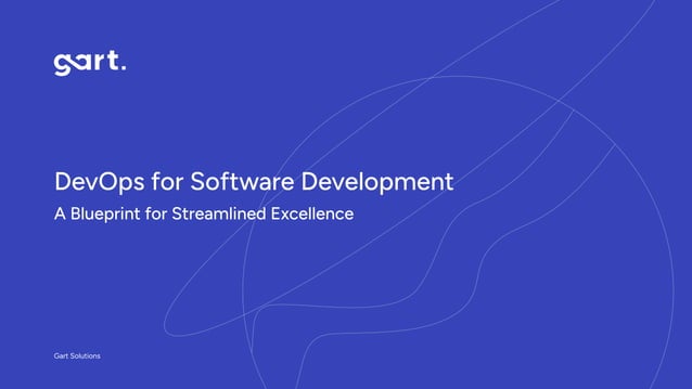 DevOps for Software Development with Gart | PDF | Cloud Computing | Internet