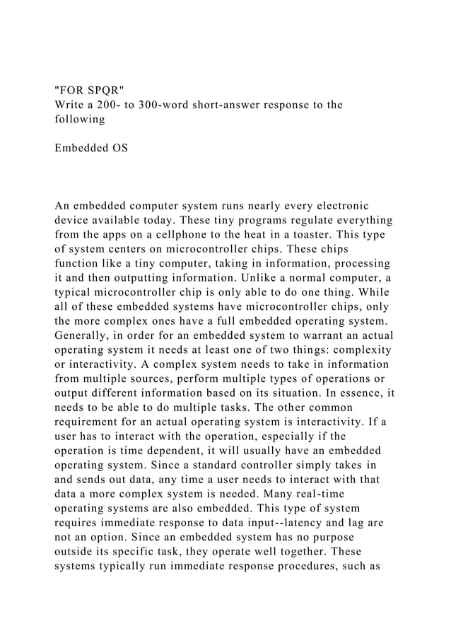 FOR SPQRWrite a 200- to 300-word short-answer response to the .docx