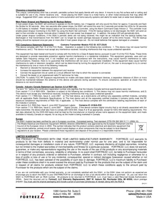 FortrezZ SSA Siren Manual | PDF