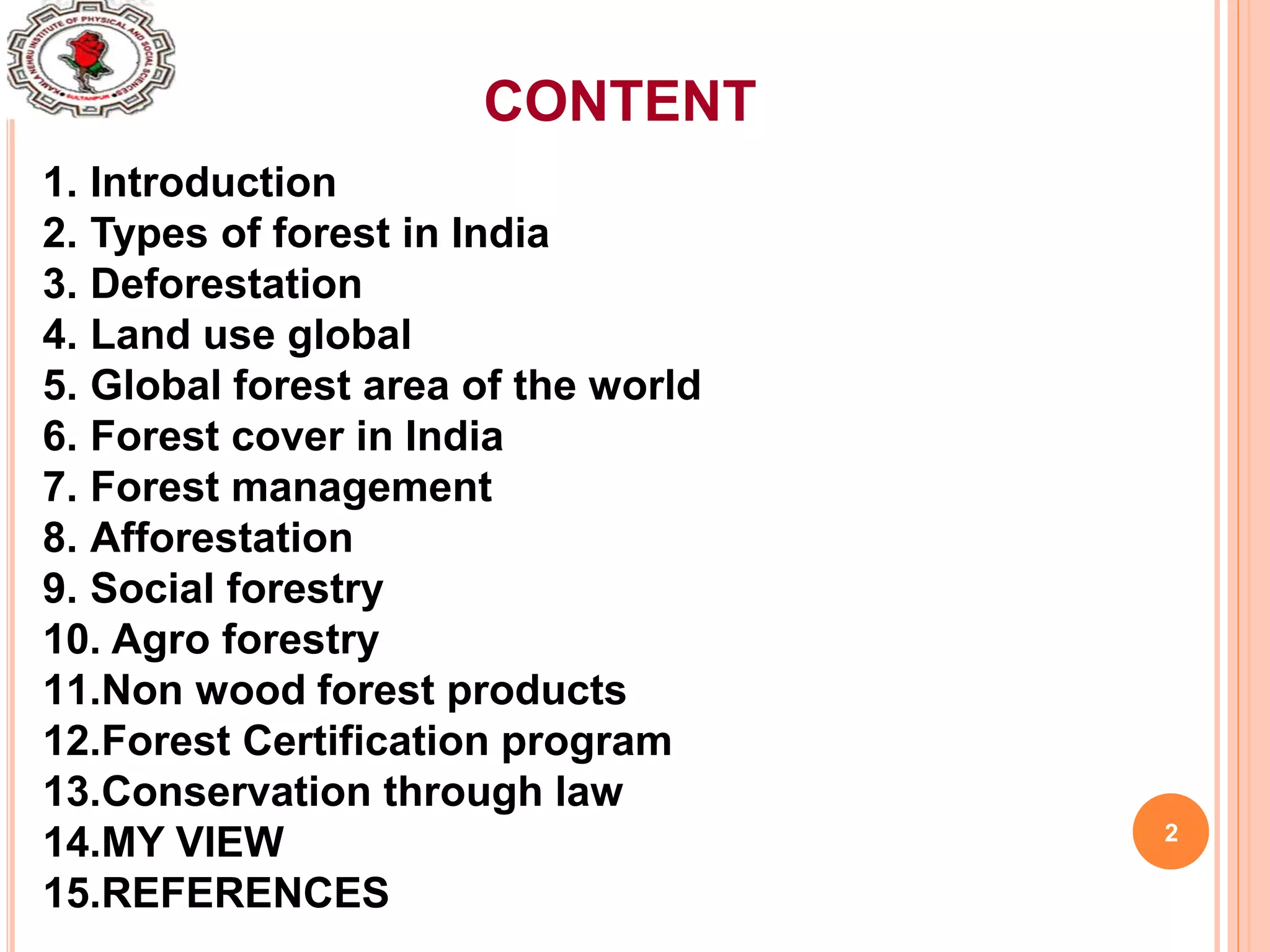 Forst management ramesh | PPTX