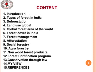 Forst management ramesh | PPTX