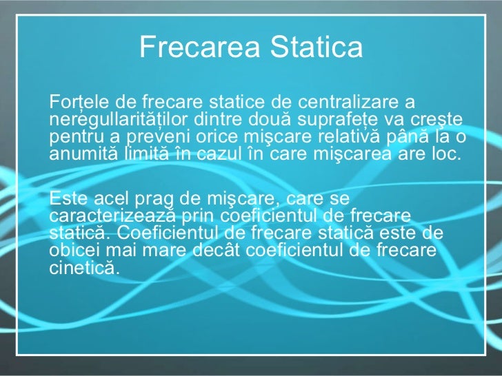 Forta de frecare