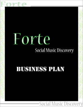 Forte Business Plan | DOC