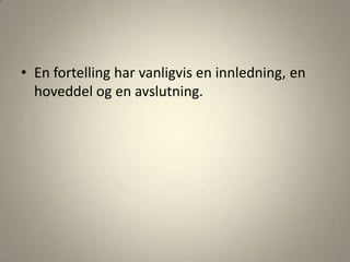 Å SKRIVE EN HISTORIE | PPTX
