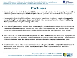 FORTE-Seismic risk assessment of industrial plants a case study-ID1277 ...