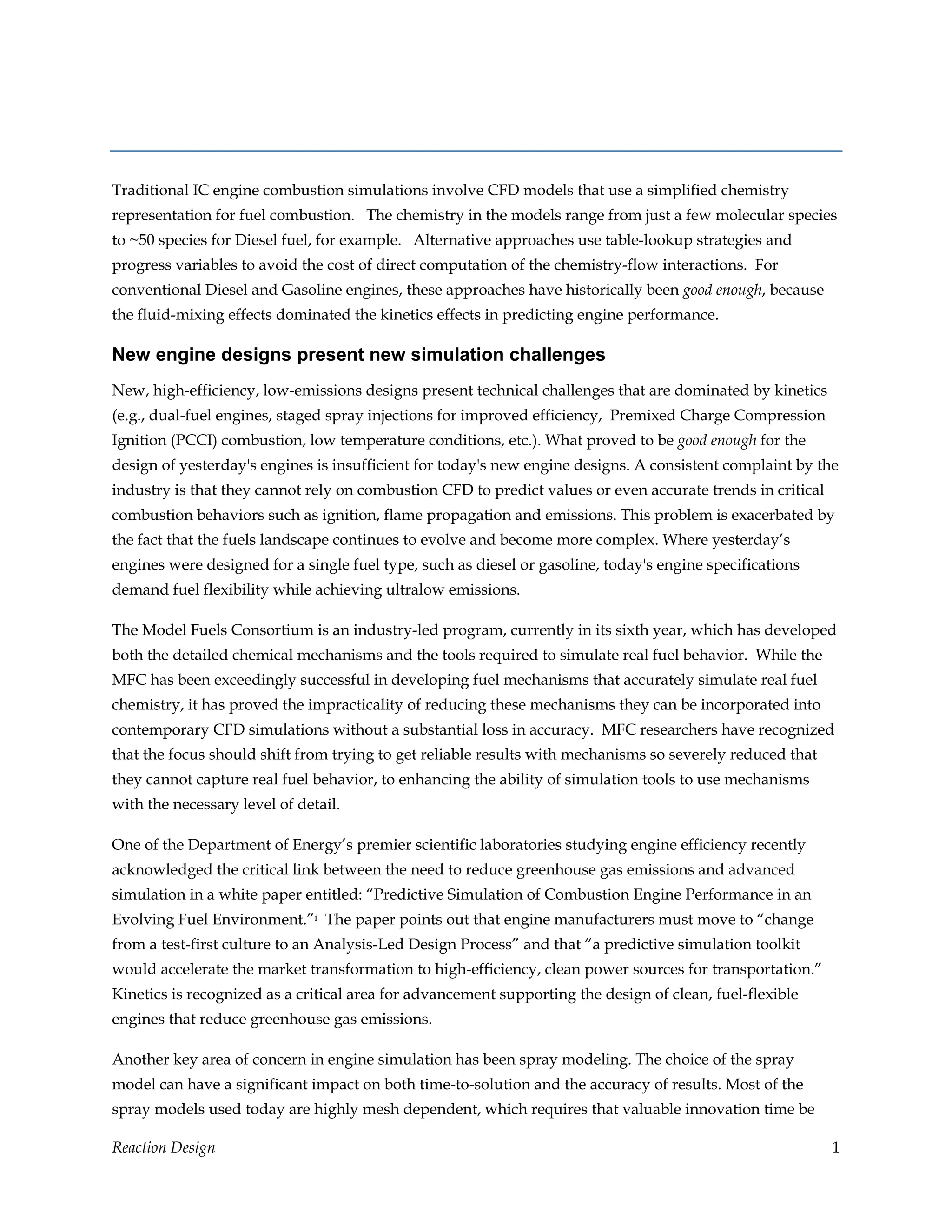Efficient and Effective CFD Design Flow for Internal Combustion Engines ...