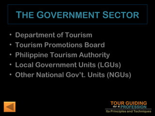 Tour Guiding as a Profession | PPT
