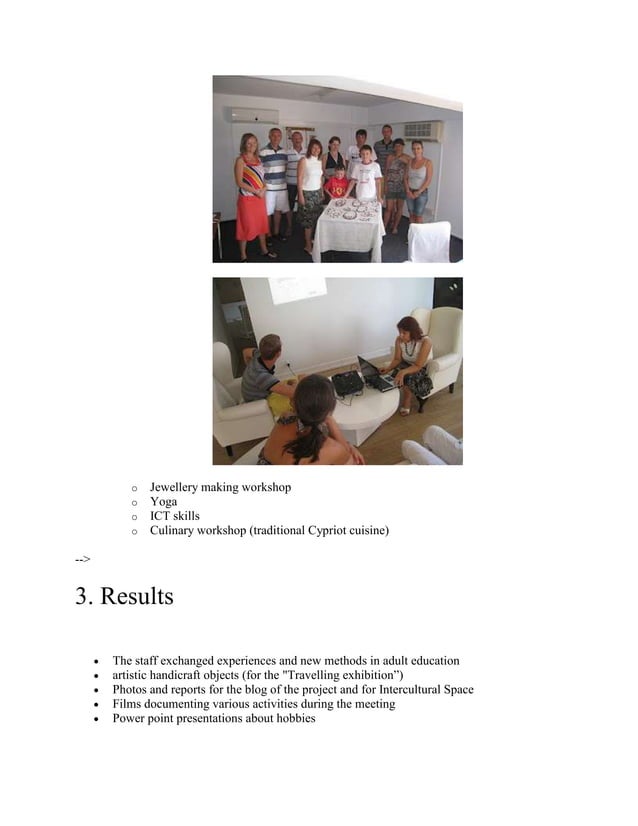 Fourth project meeting report | PDF