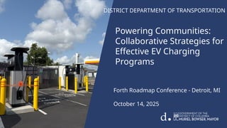 DDOT Transportation Electrification Roadmap by Tasin Malik | PPTX