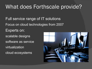 Forthscale systems company presentation 2012 | ODP