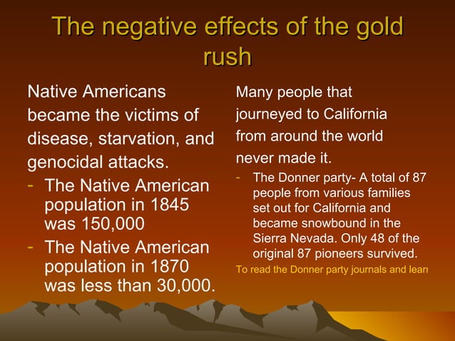 gold rush | PPT
