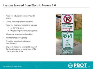 Electric Vehicle Charging in Portland, Oregon by Hannah Morrison | PPT