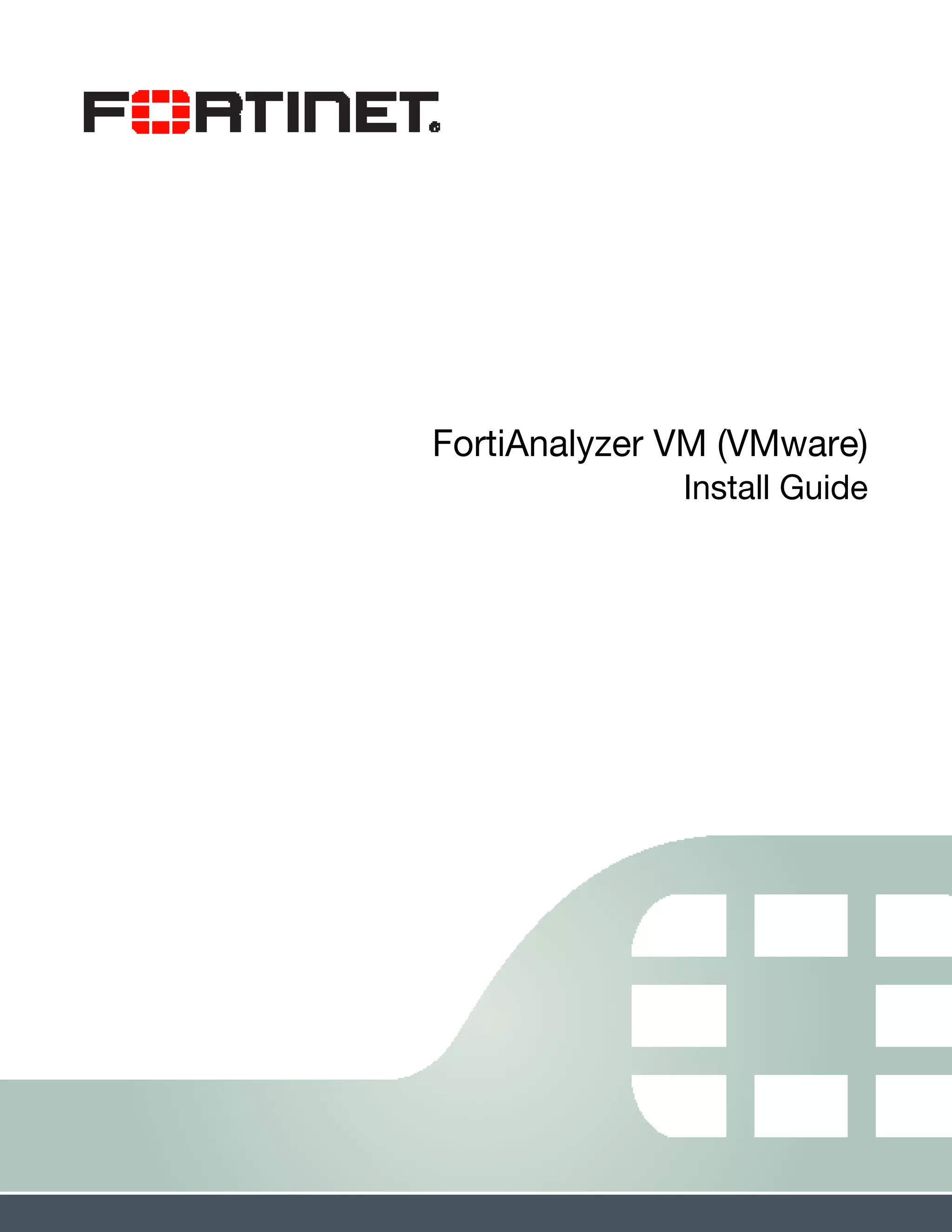 Forti analyzer vm-v-mware-install-guide-licencia | PDF