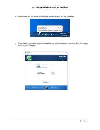 Forticlient install | PDF
