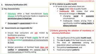 Fortification and formulation | PPTX