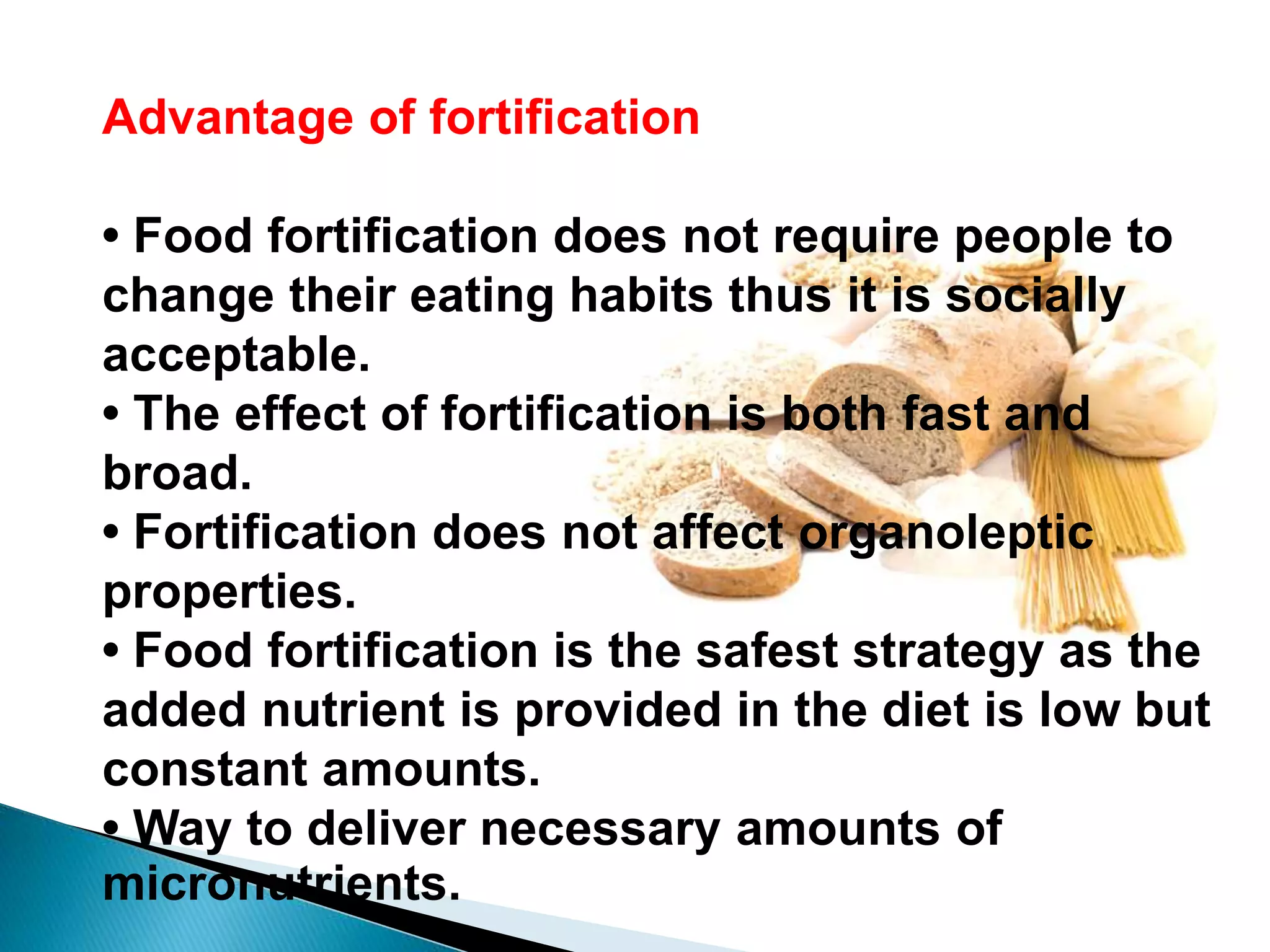 Fortification of food | PPTX