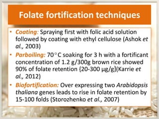 Fortification of rice | PPTX