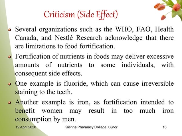 Fortified food, Enriched Food | PPTX | Nutrition | Healthy Living