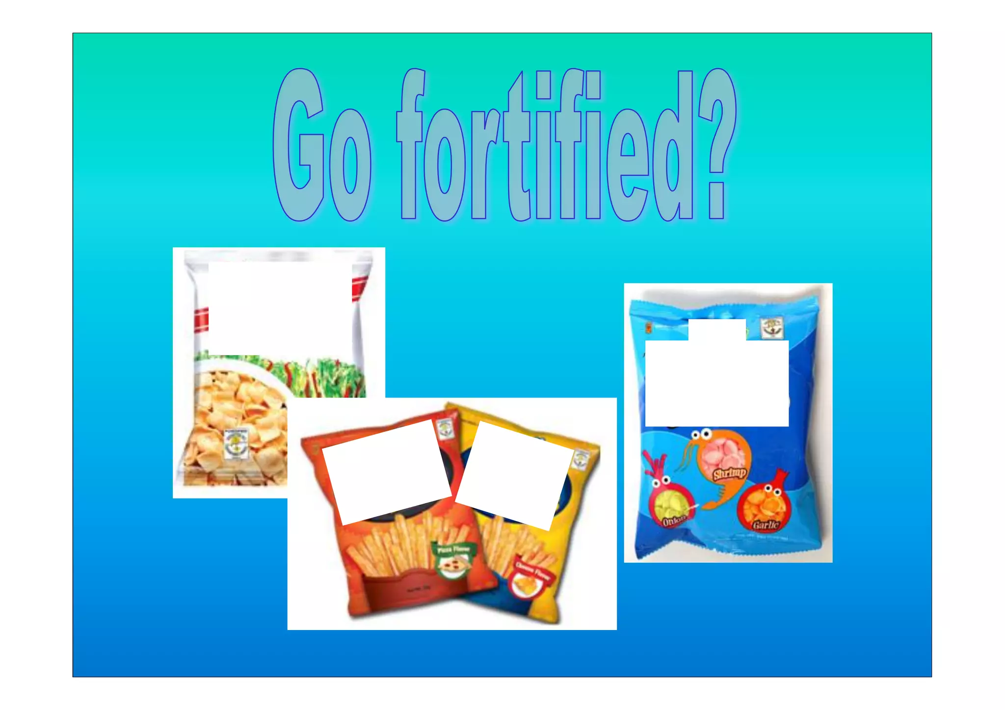 Fortified Snacks for Kids | PDF