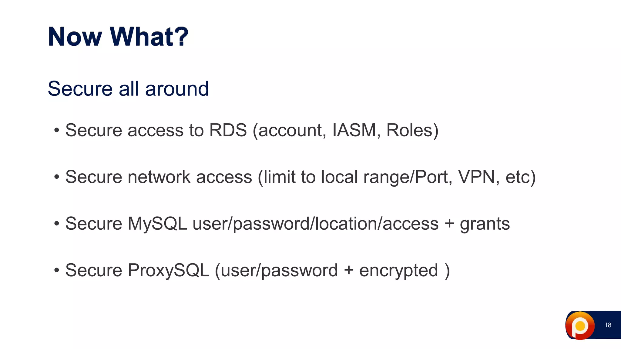 Fortify aws aurora_proxy | PPT