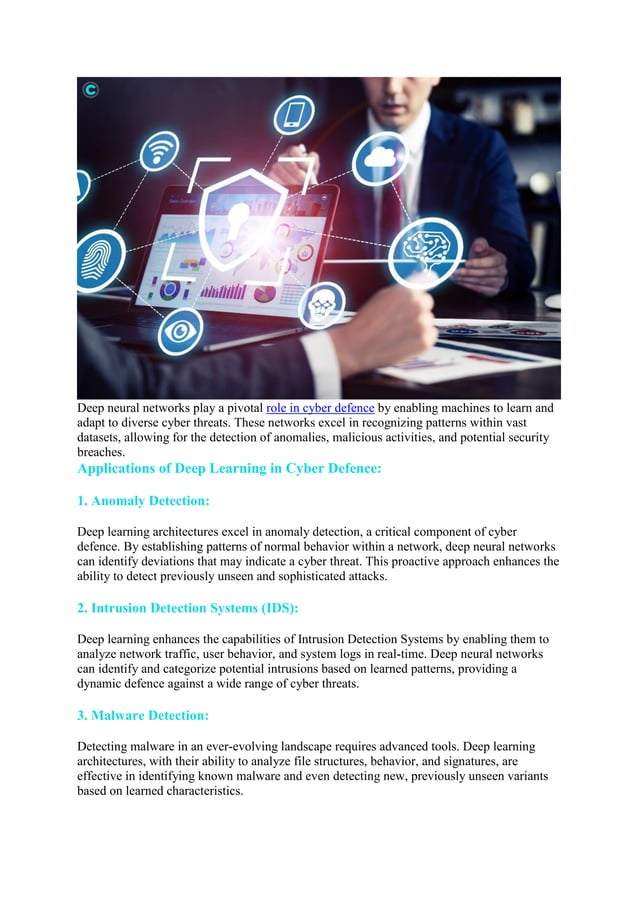 Fortifying Cyber Defence: The Evolution of Deep Learning Architectures | PDF