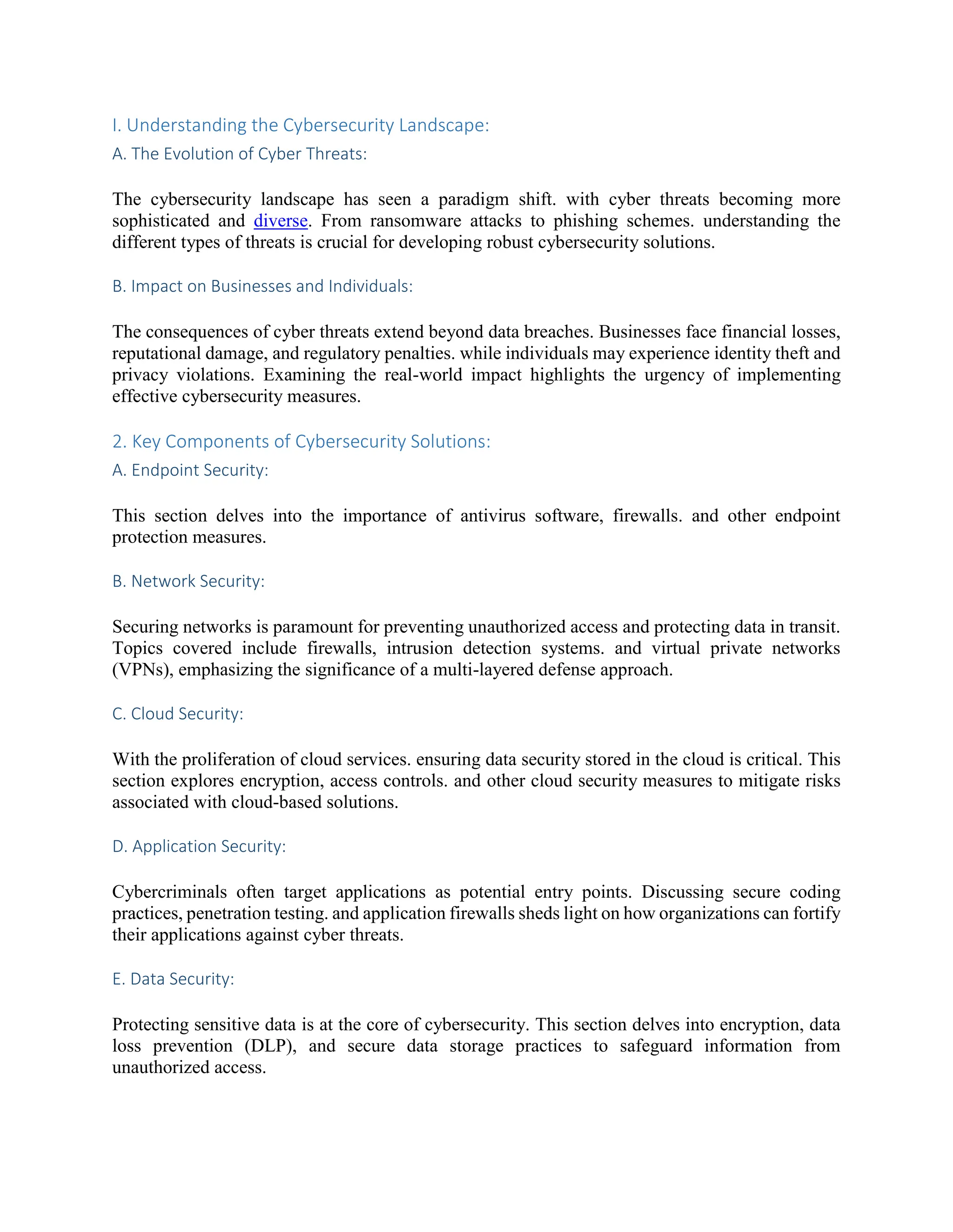 Fortifying the Digital Fortress: A Comprehensive Guide to Cybersecurity ...