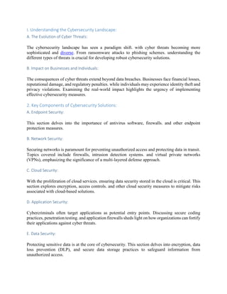 Fortifying the Digital Fortress: A Comprehensive Guide to Cybersecurity ...