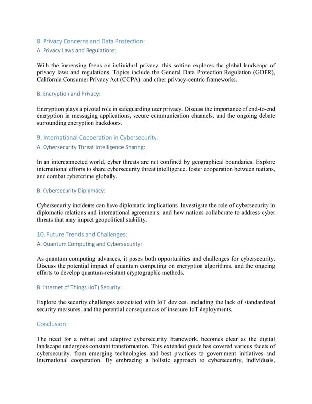 Fortifying the Digital Fortress: A Comprehensive Guide to Cybersecurity Solutions | PDF