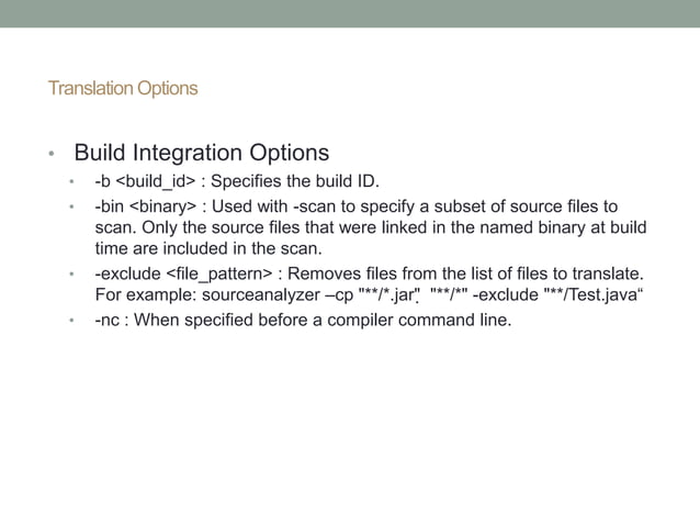 Fortify - Source Code Analyzer | PPTX