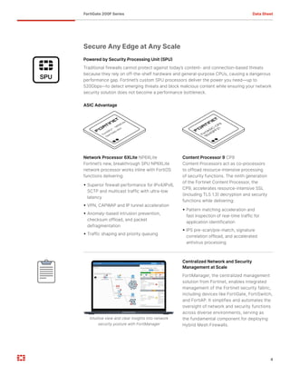 fortigate-200f-series (1).pdffortigate-200f-series (1).pdf | Cloud Computing | Internet
