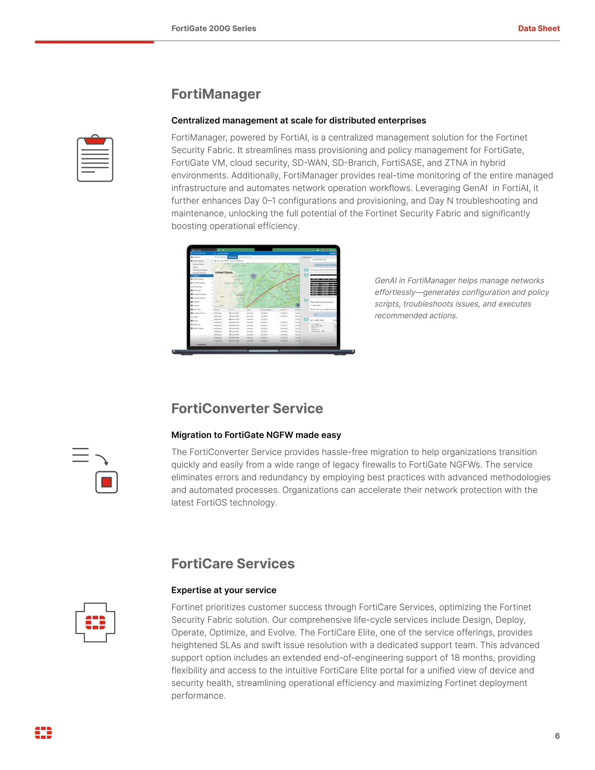 firewall fortigate-200g-series- para grandes empresas | PDF