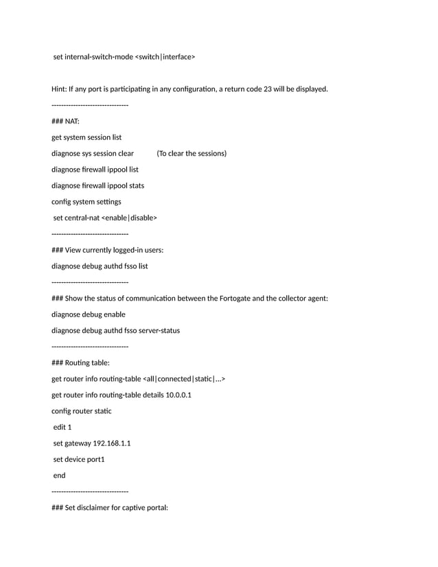 fortigate-cli-most used configuration.docx | Operating Systems ...