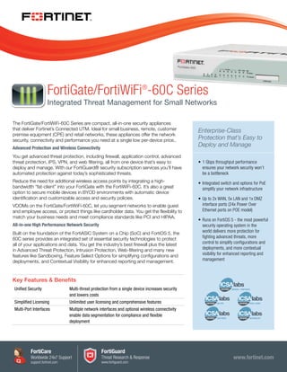 FortiGate-60C | PDF | Computer Networking | Computing