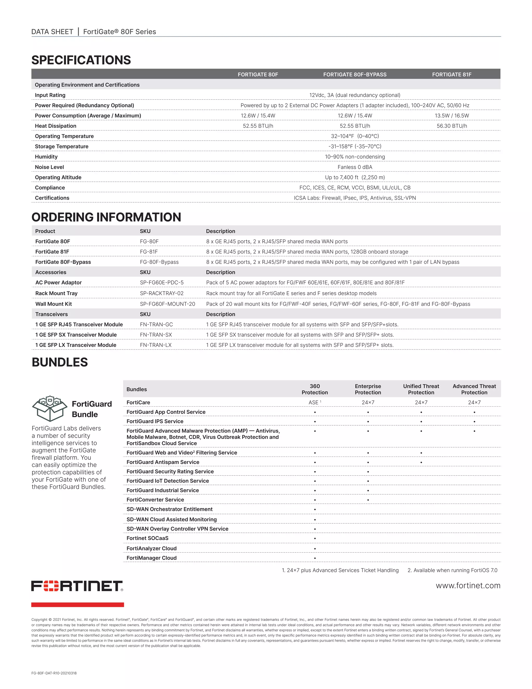 Fortigate fortiwifi-80f-series | PDF
