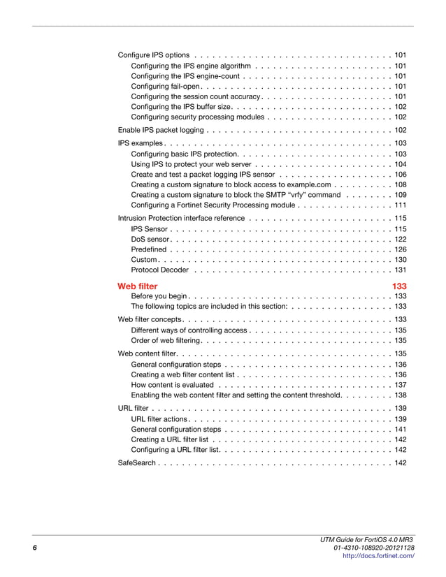 MANUAL DE REFERENCIA FORTIGATE 4.0 MR3 | PDF