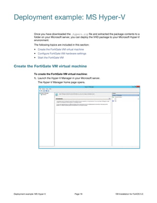 Fortigate vm-install-50 | PDF