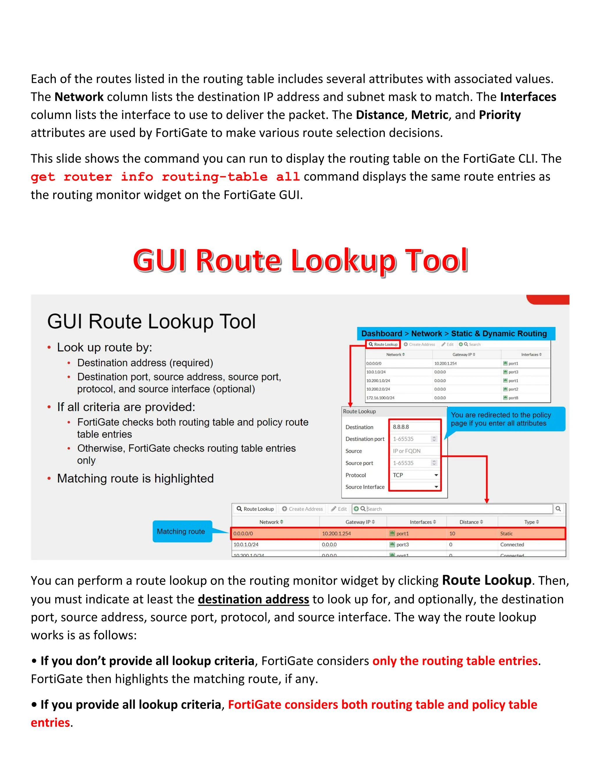 Fortigatefirewall routing specficatoinmmm | PDF