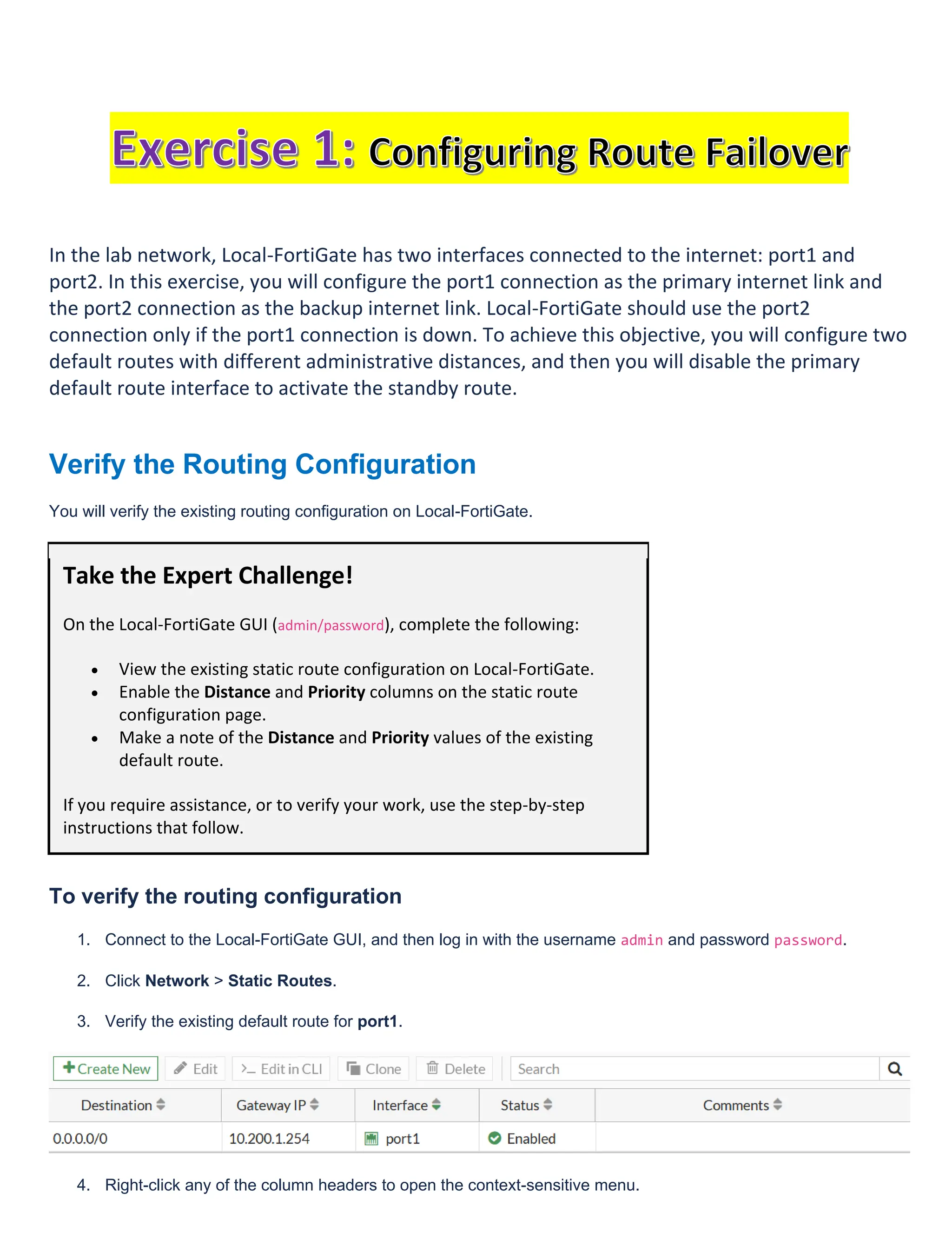 Fortigatefirewall routing specficatoinmmm | PDF