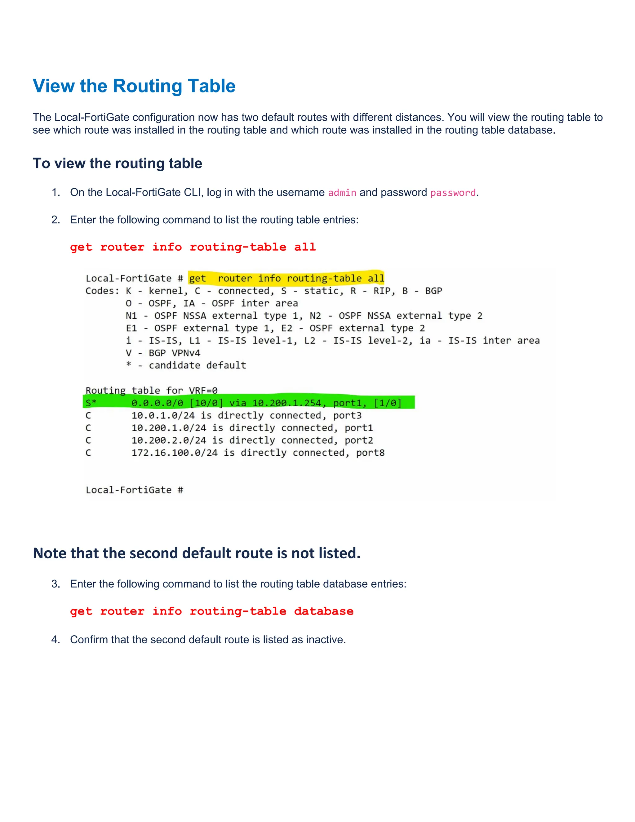 Fortigatefirewall routing specficatoinmmm | PDF