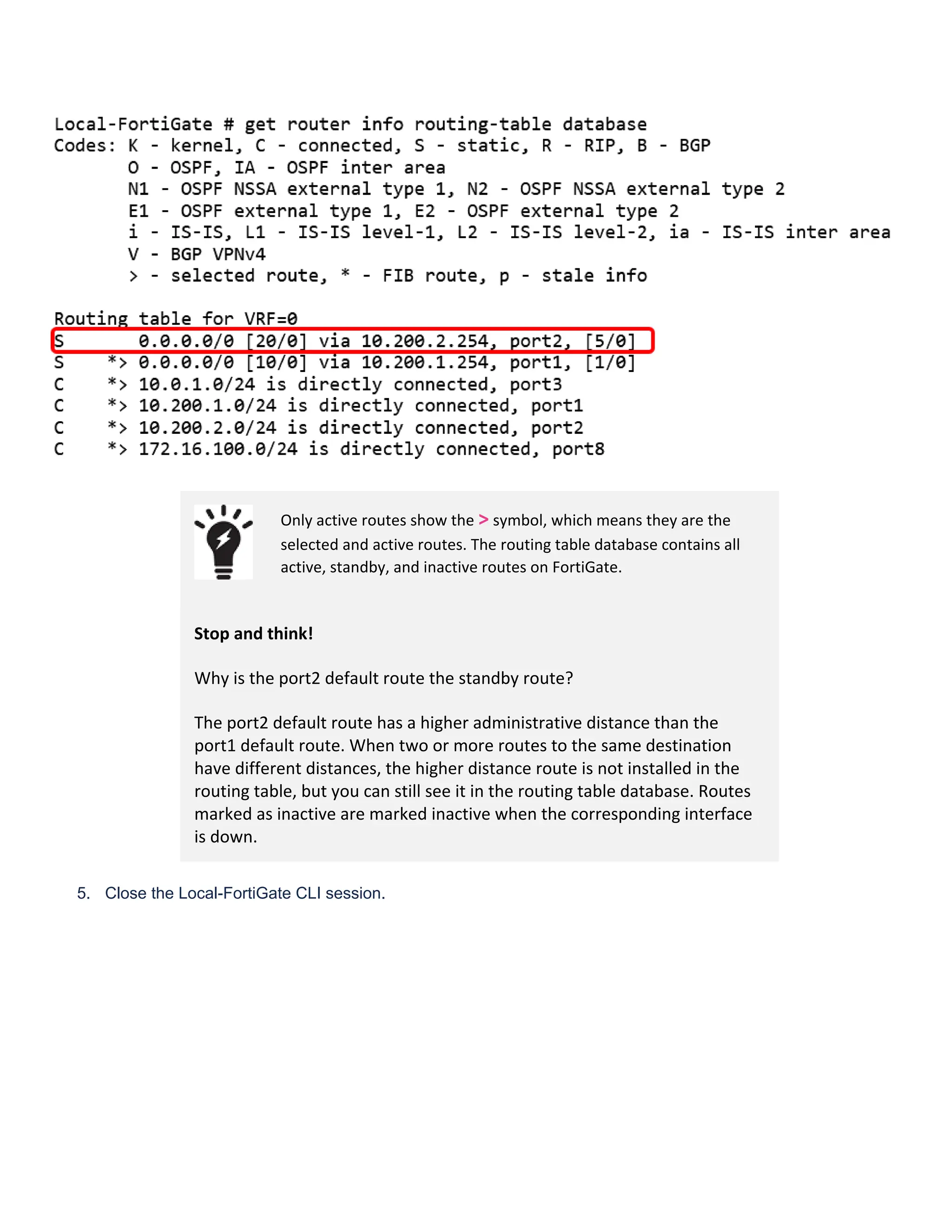 Fortigatefirewall routing specficatoinmmm | PDF
