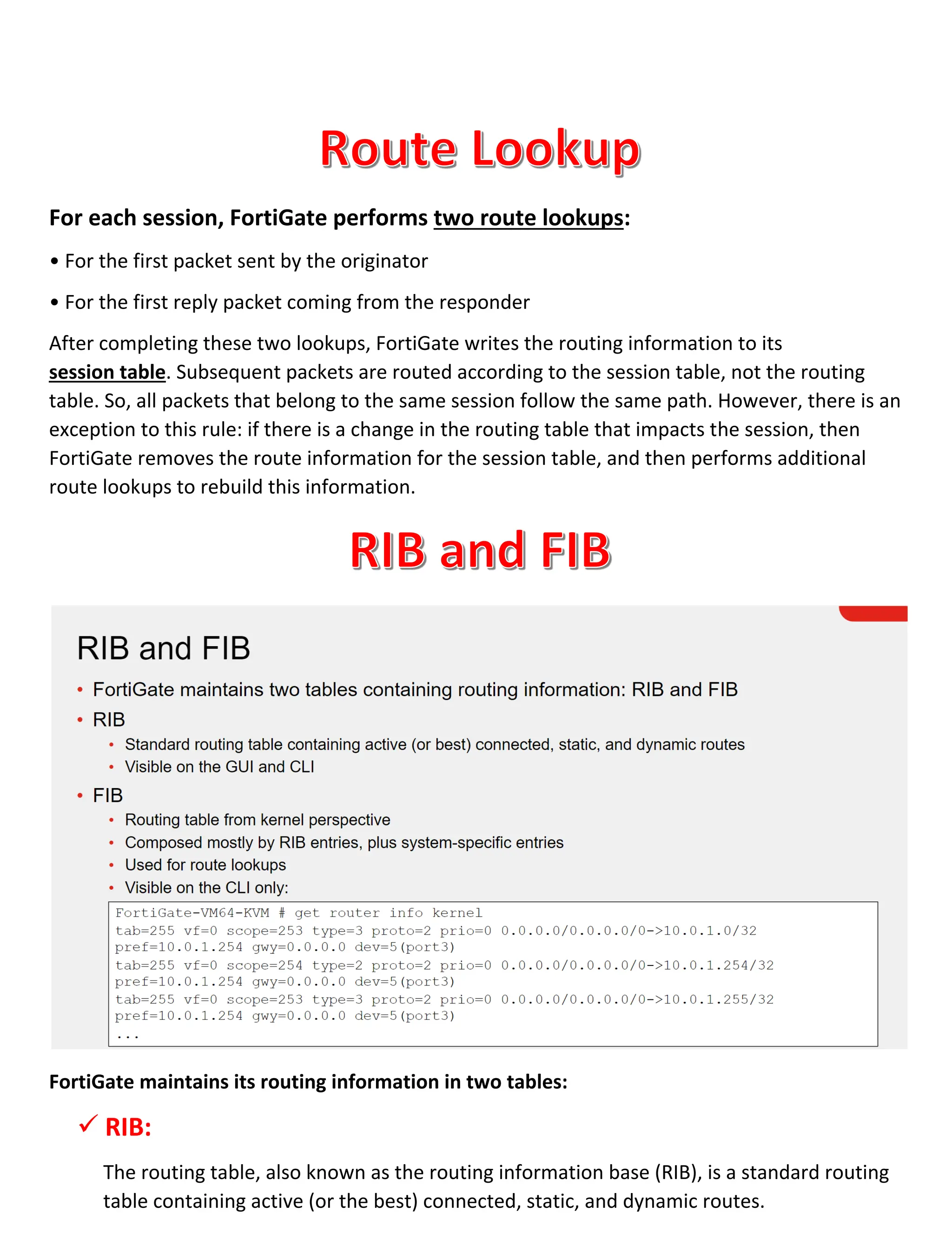 Fortigatefirewall routing specficatoinmmm | PDF