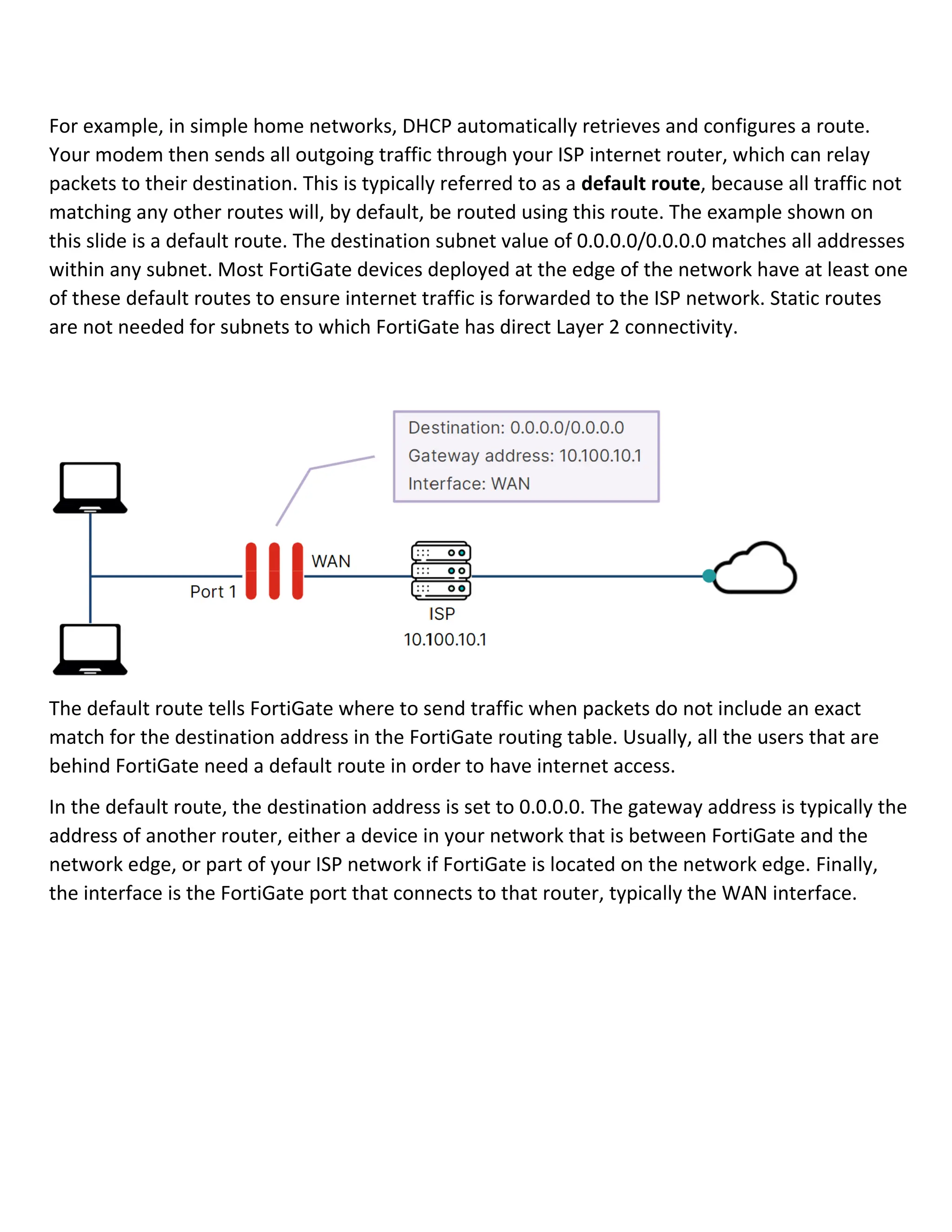 Fortigatefirewall routing specficatoinmmm | PDF
