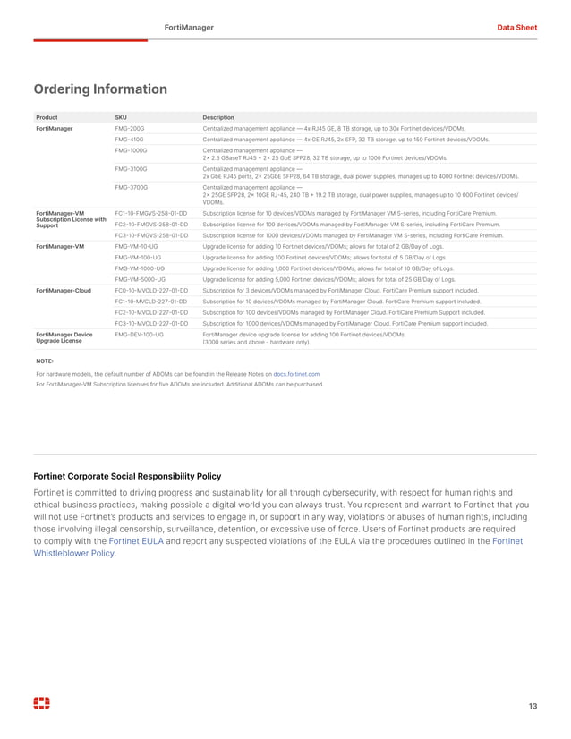 FortiManager is a network and security management tool that helps you ...