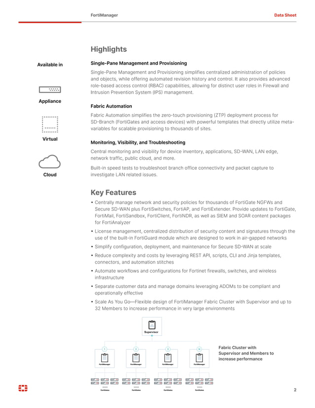 FortiManager is a network and security management tool that helps you ...
